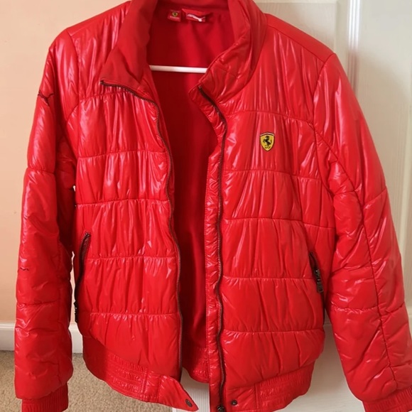 Puma | Jackets & Coats | Vintage Ferrari Parkapuffer Jacket Puma | Poshmark